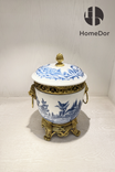 HomeDor × FH&Home | Elegant Classical Porcelain Table Decor Set with C