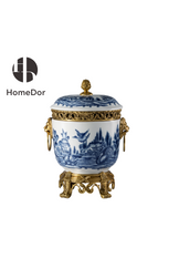 HomeDor × FH&Home | Elegant Classical Porcelain Table Decor Set with C