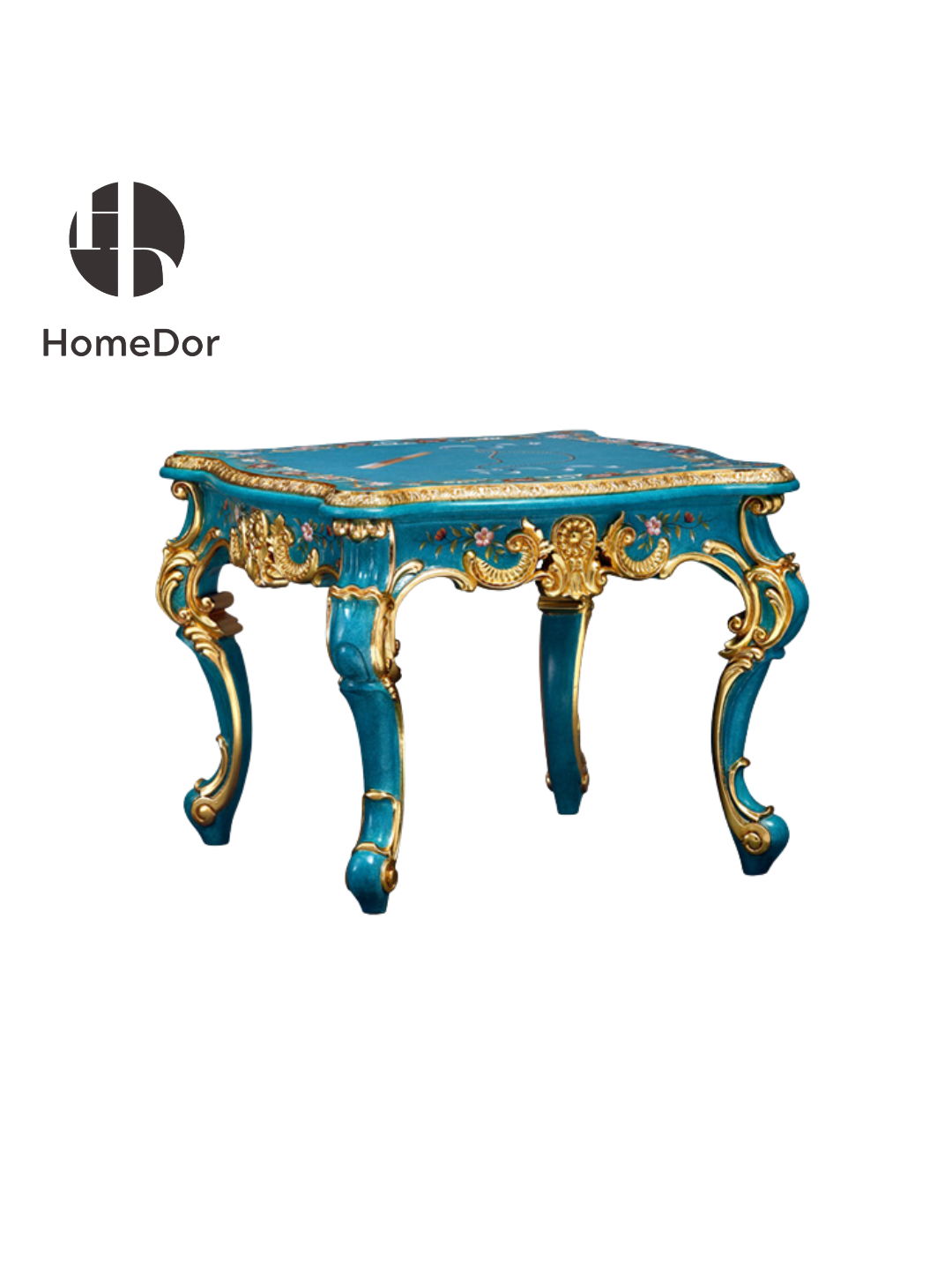 HomeDor Blue Symphony Coffee Table/End Table